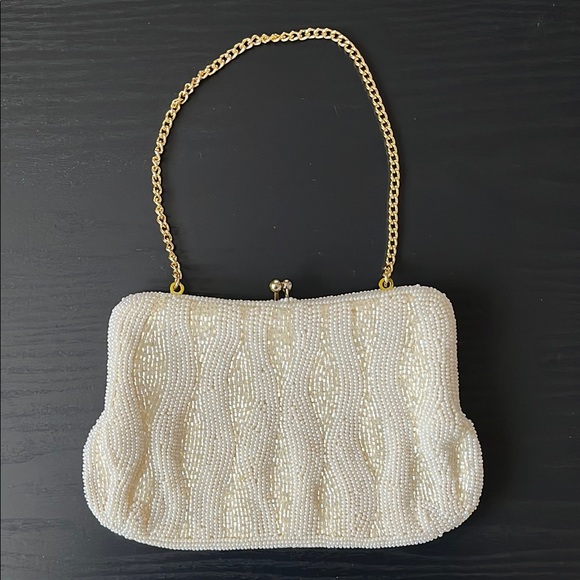 Richere by Walborg | Bags | Vintage Elegant Pearl Beaded Handbag With ...